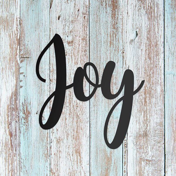 Joy sign - Metal Wall Art/Decor - MainStreetSteel.com